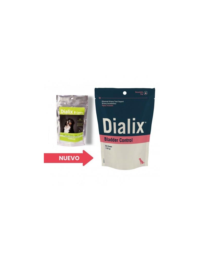 Dialix Bladder para incontinencias urinarias en perros 60 Comprimidos C