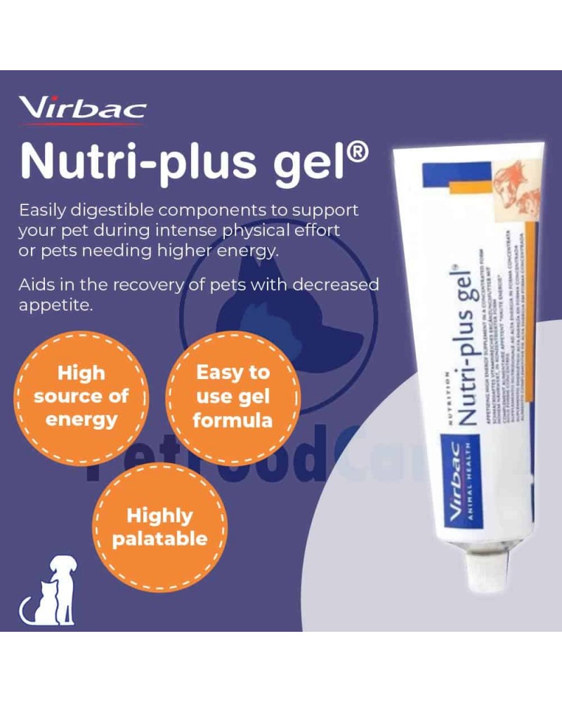 Nutri Plus Gel suplemento energético para perros y gatos