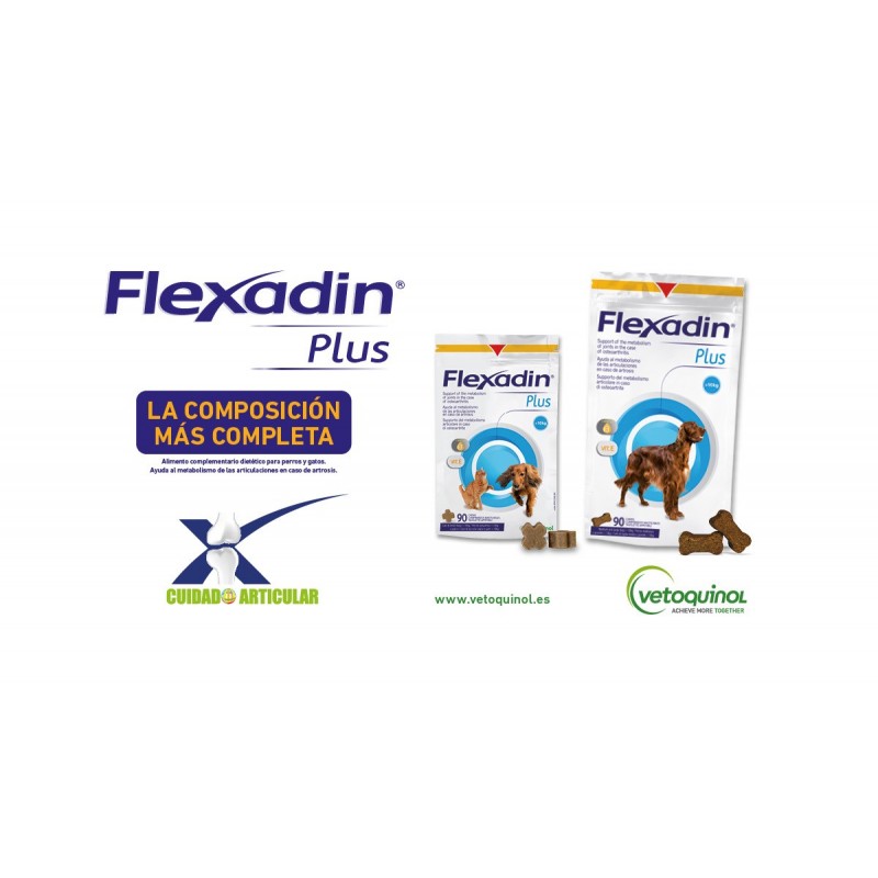 Flexadin plus condroprotector para perros pequeños y gatos